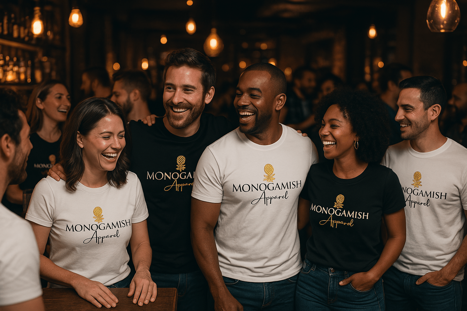 Monogamish Apparel | Upside-Down Pineapple Lifestyle Tees