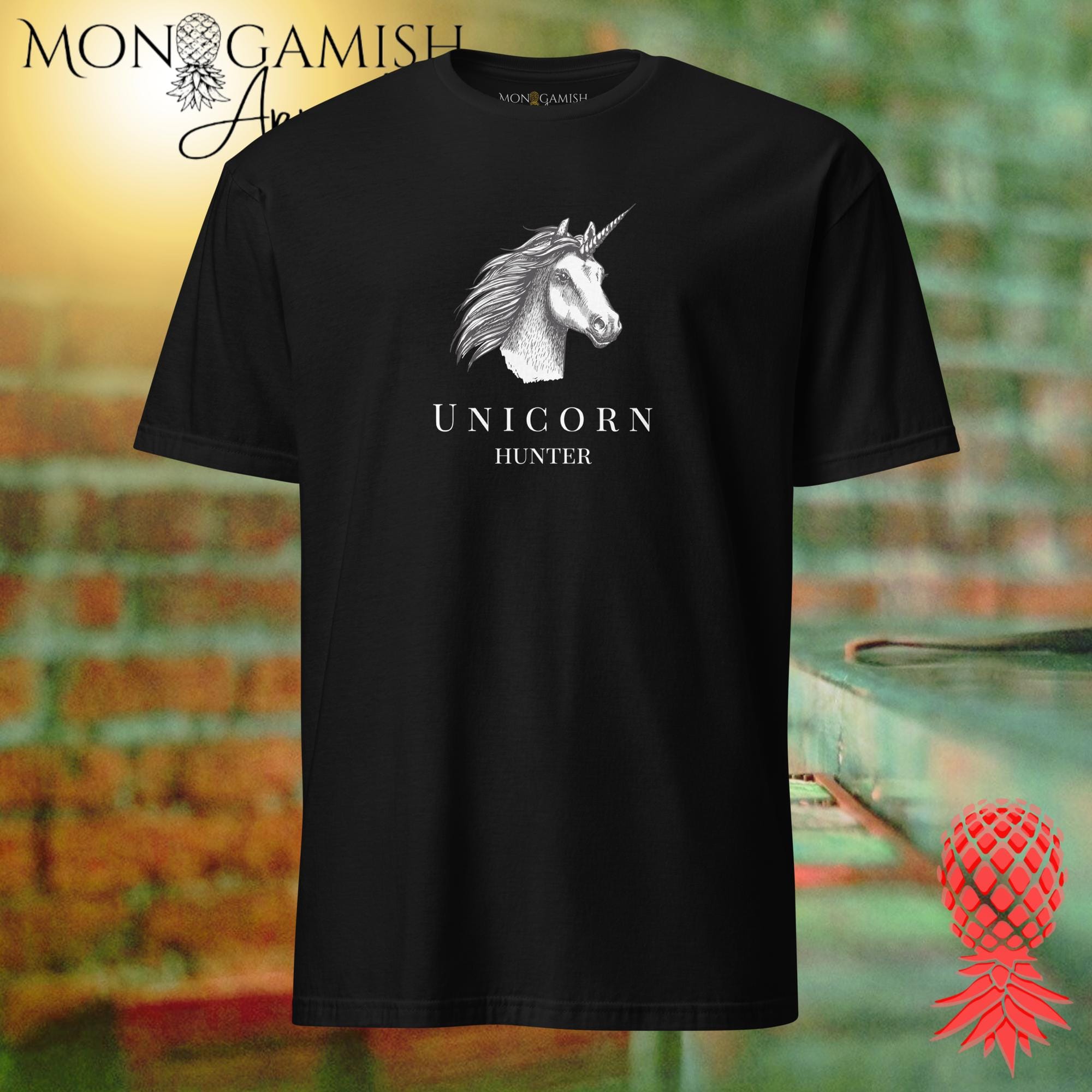 Unicorn Hunter Unisex Tee – Monogamish Apparel